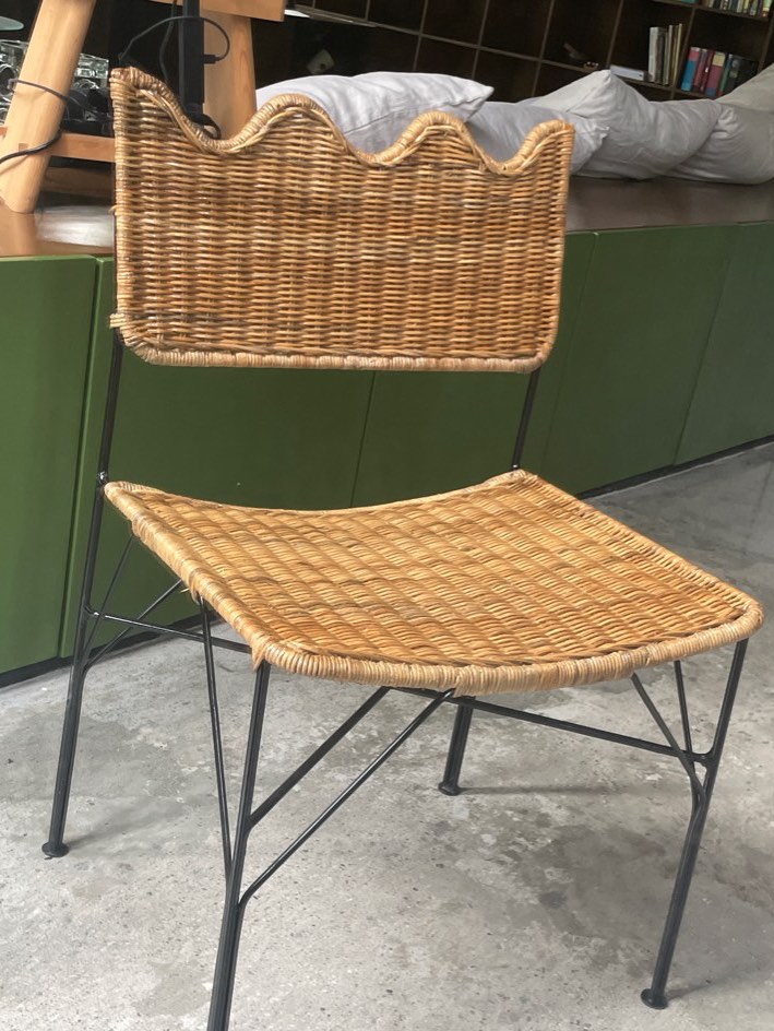 Rattan Wave dining chair, Furniture & Home Living, Furniture, Chairs on ...