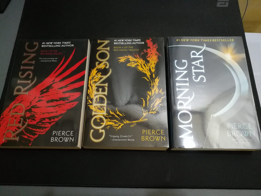 Red Rising, Golden Son, & Morning Star by Pierce Brown, Hobbies & Toys ...