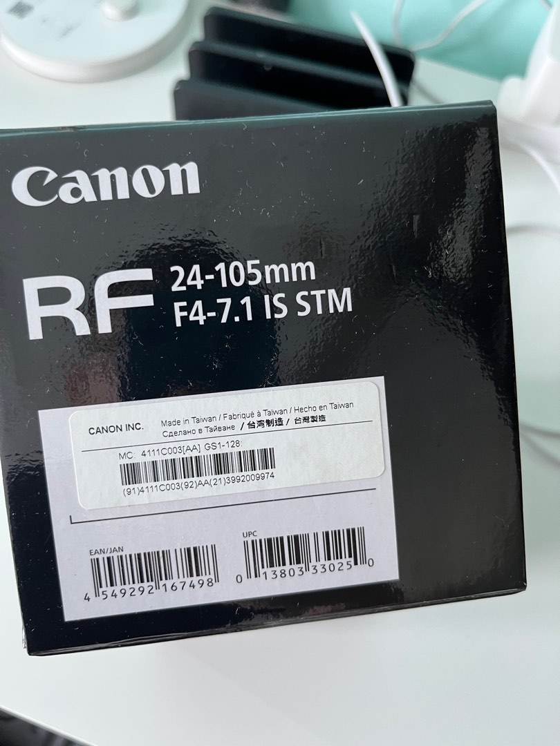 Canon Lens RF24-105mm F4-7.1, Photography, Lens & Kits on Carousell