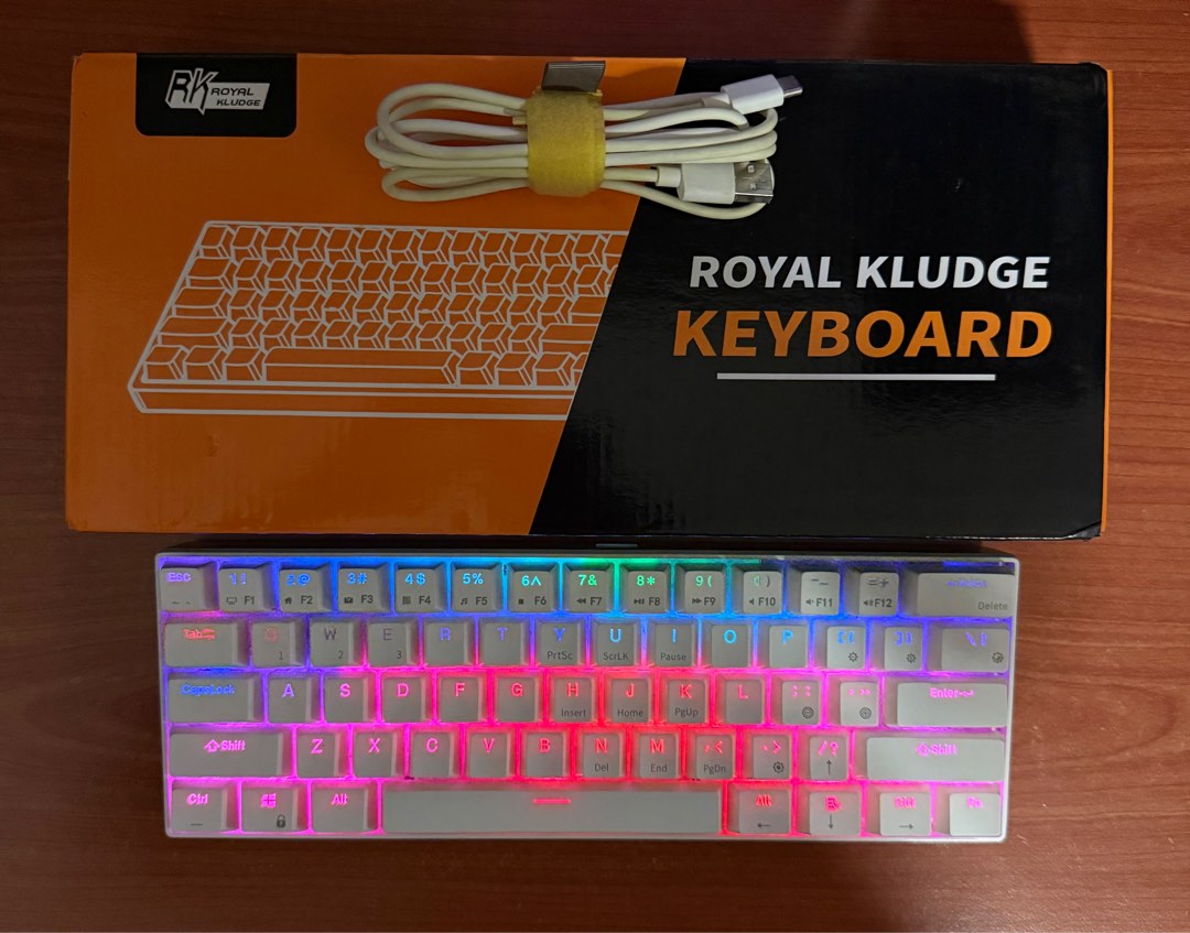 RK61 Keyboard (Blue keys), Computers & Tech, Parts & Accessories ...