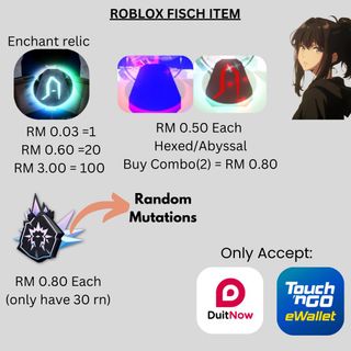 ROBLOX FISCH ITEM, Video Gaming, Video Games, Others on Carousell