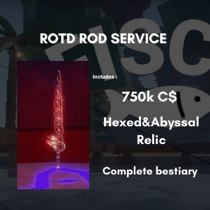 Rod Of The Depth ( ROTD ) Service!, Announcements on Carousell