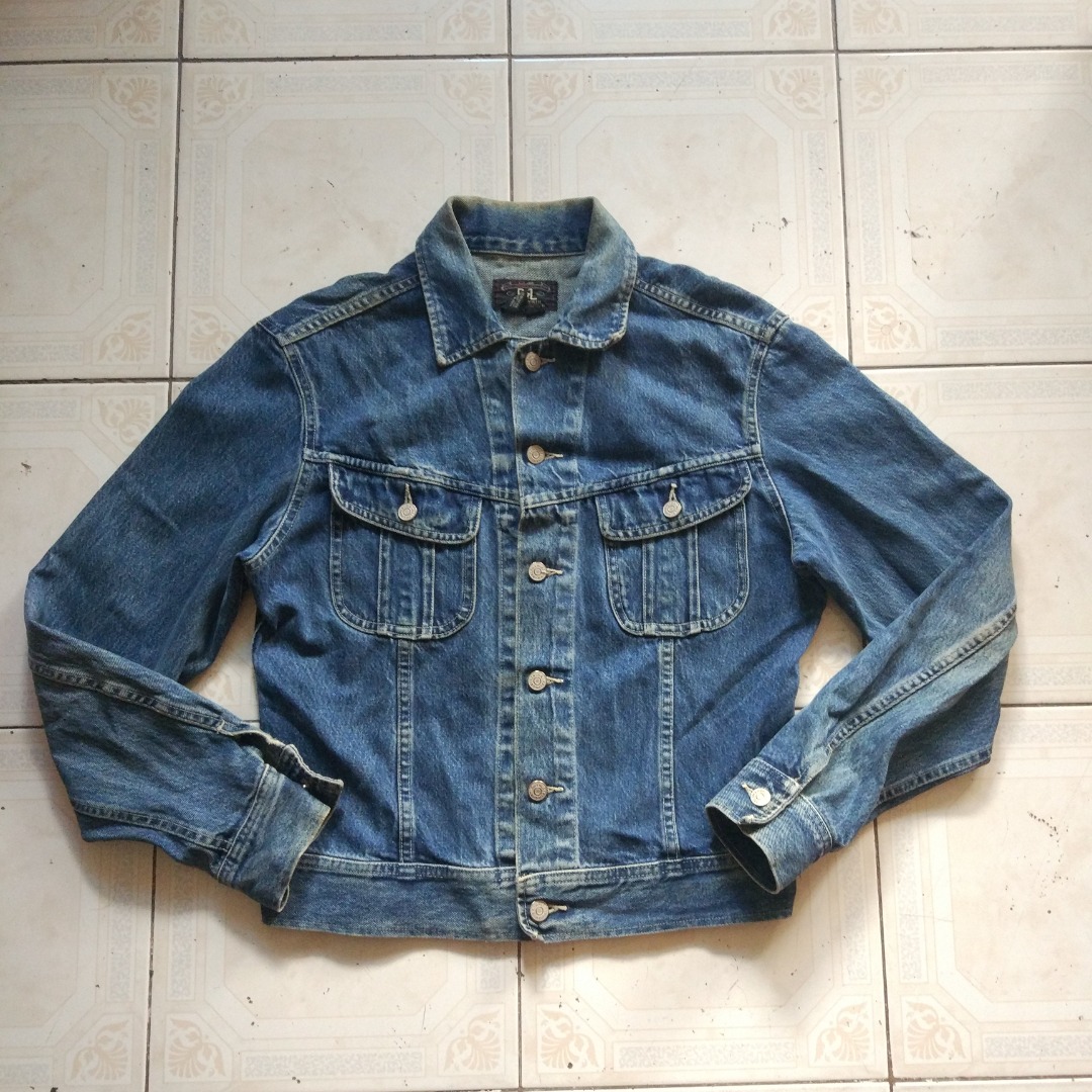 RRL USA Denim Jacket S, Men's Fashion, Coats, Jackets and Outerwear on Carousell