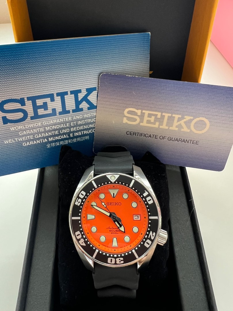 Seiko SBDC005 Orange Sumo, Luxury, Watches on Carousell