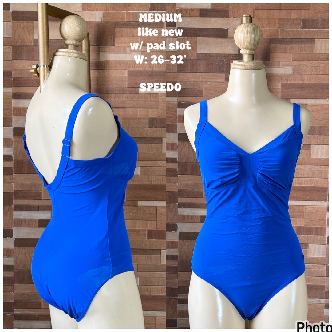 SPEEDO ROYAL BLUE ONE PIECE SWIMSUIT, Women's Fashion, Swimwear ...