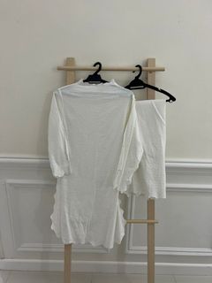 Sueka Sueka Feisty A-line Kurung Set in Burnt Orange, Women's Fashion ...