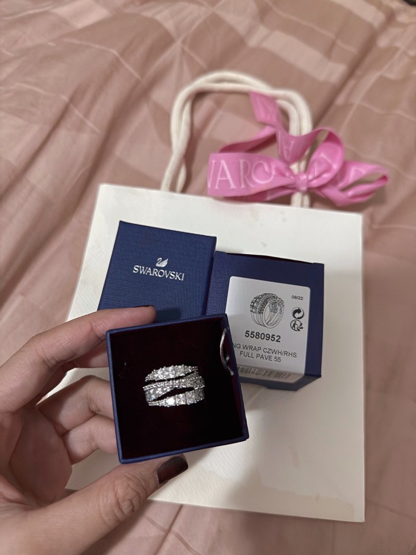 SWAROVSKI HYPERBOLA RING (NABILA RAZALI), Luxury, Accessories on Carousell