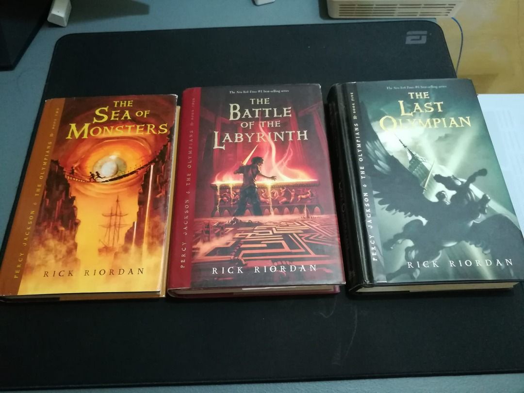 The Sea of Monsters, The Battle of the Labyrinth & The Last Olympian by ...