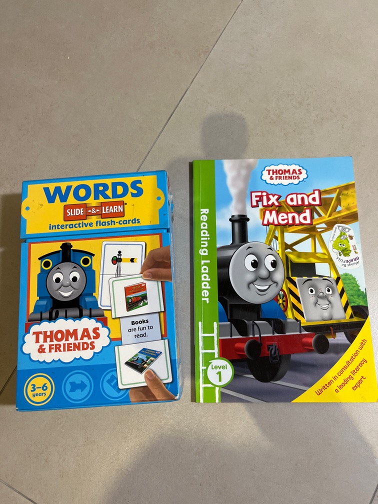 Thomas & Friends Flash Cards FOC Story book, Hobbies & Toys, Books ...