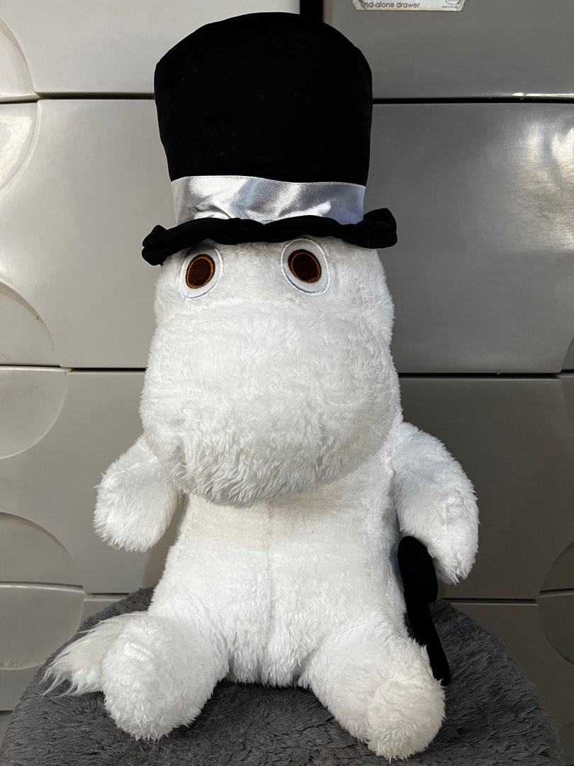 Tove Jansson Moomin Series: Moominpappa The White Hippo Plush/Stufftoy, Hobbies & Toys ...