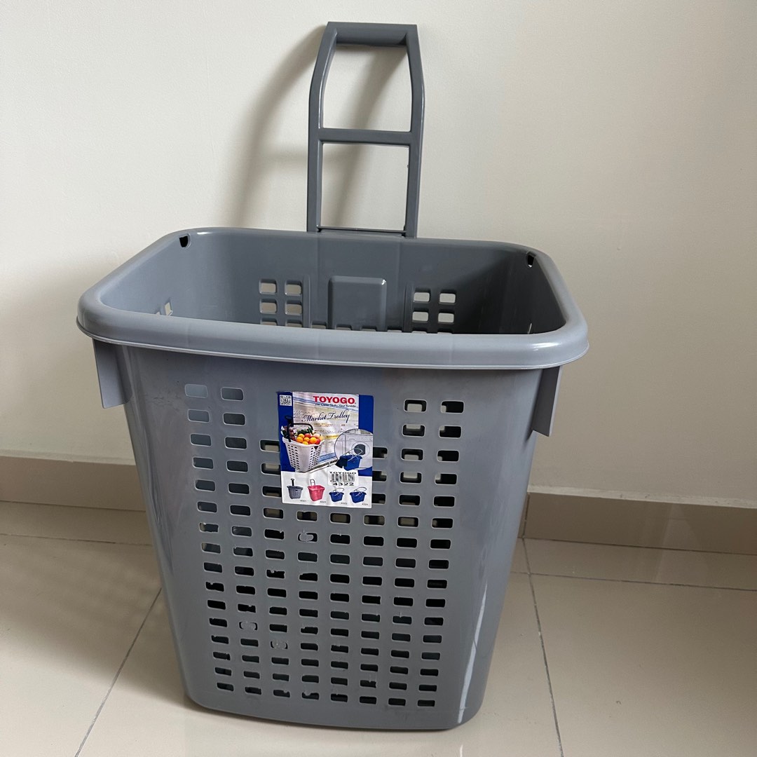 TOYOGO Multipurpose Trolley / Bakul Beroda Plastik, Furniture & Home ...