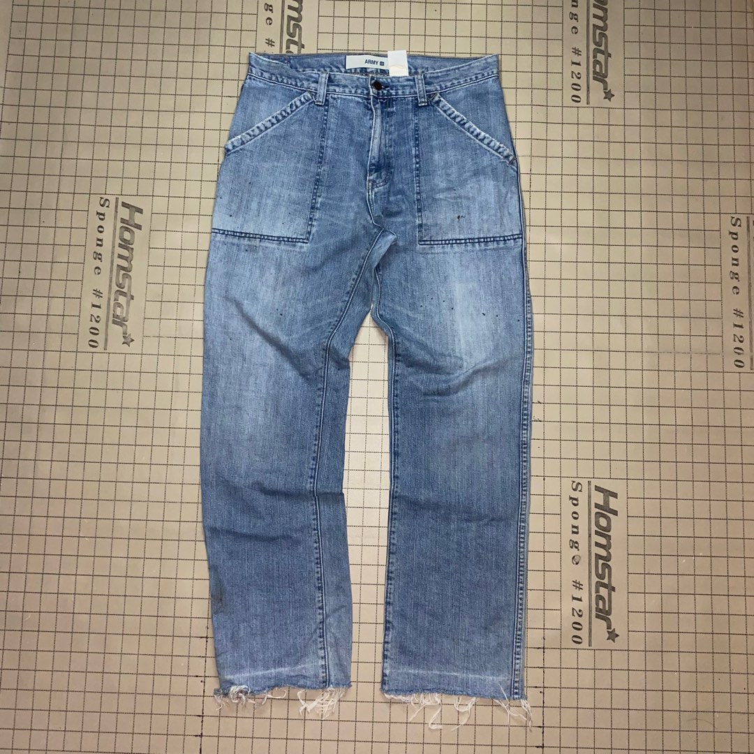 Vintage Gap army jeans, Men's Fashion, Bottoms, Jeans on Carousell
