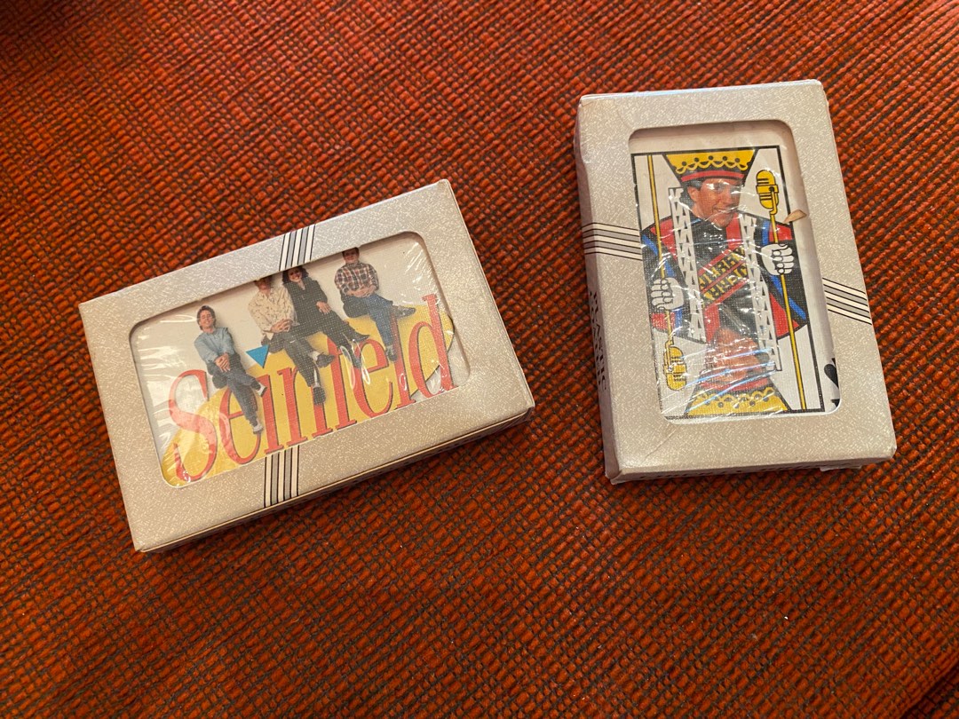Vintage Seinfeld Playing Cards x 2. Collectibles, Hobbies & Toys ...