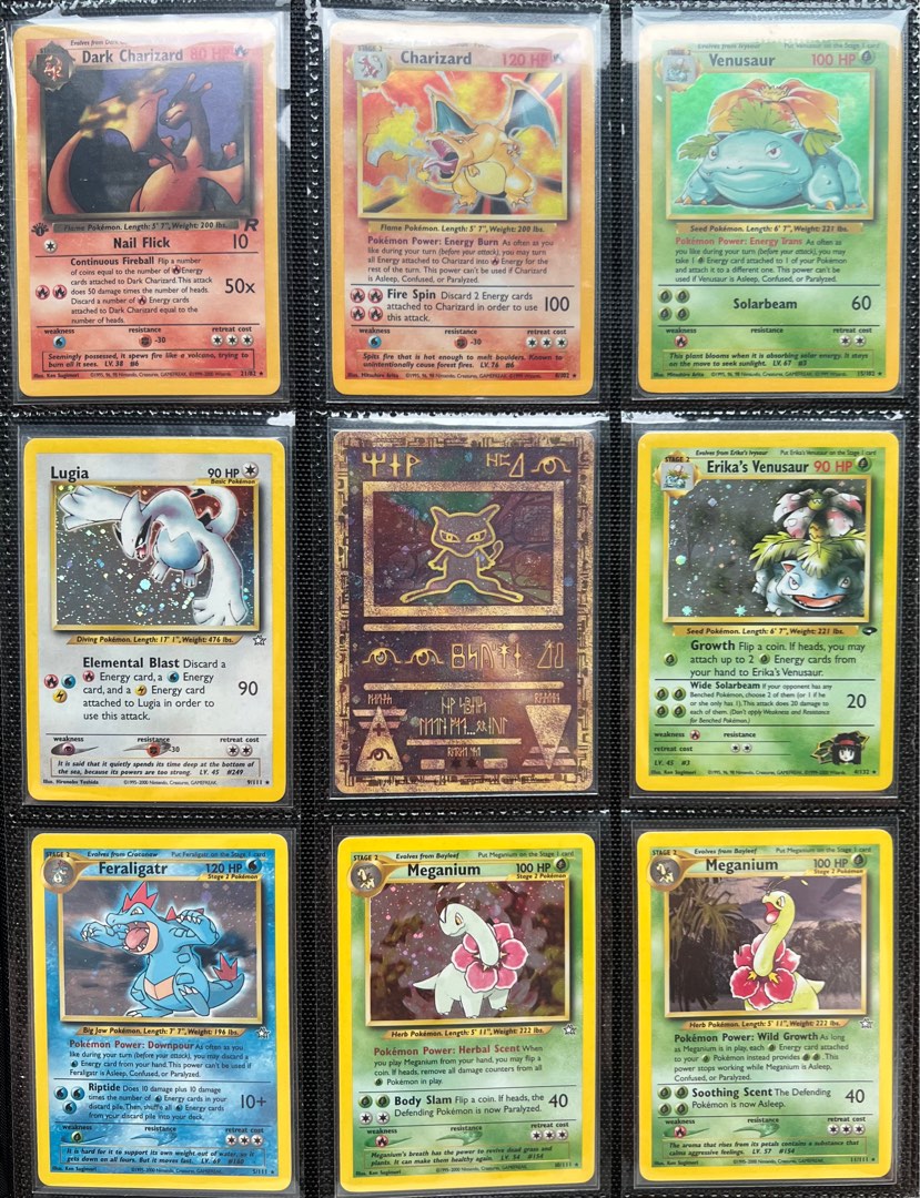 Vintage WOTC Holo Pokemon Card Whole Binder for Sale (Base Set, Jungle, Fossil, Team Rocket, Gym ...