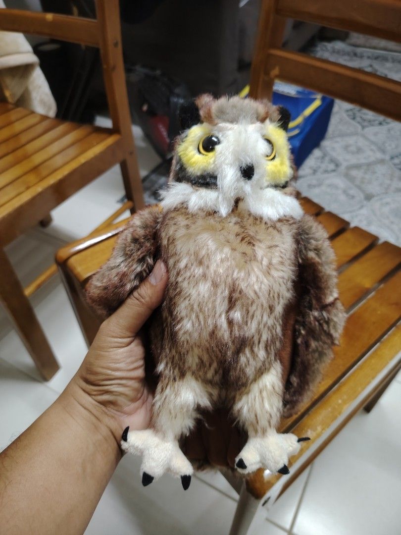 Wizarding World Universal Studios Harry Potter Horned Owl Hedwig Plush ...