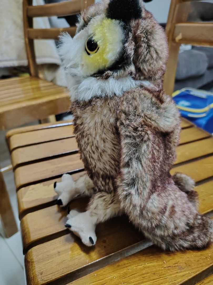 Wizarding World Universal Studios Harry Potter Horned Owl Hedwig Plush ...