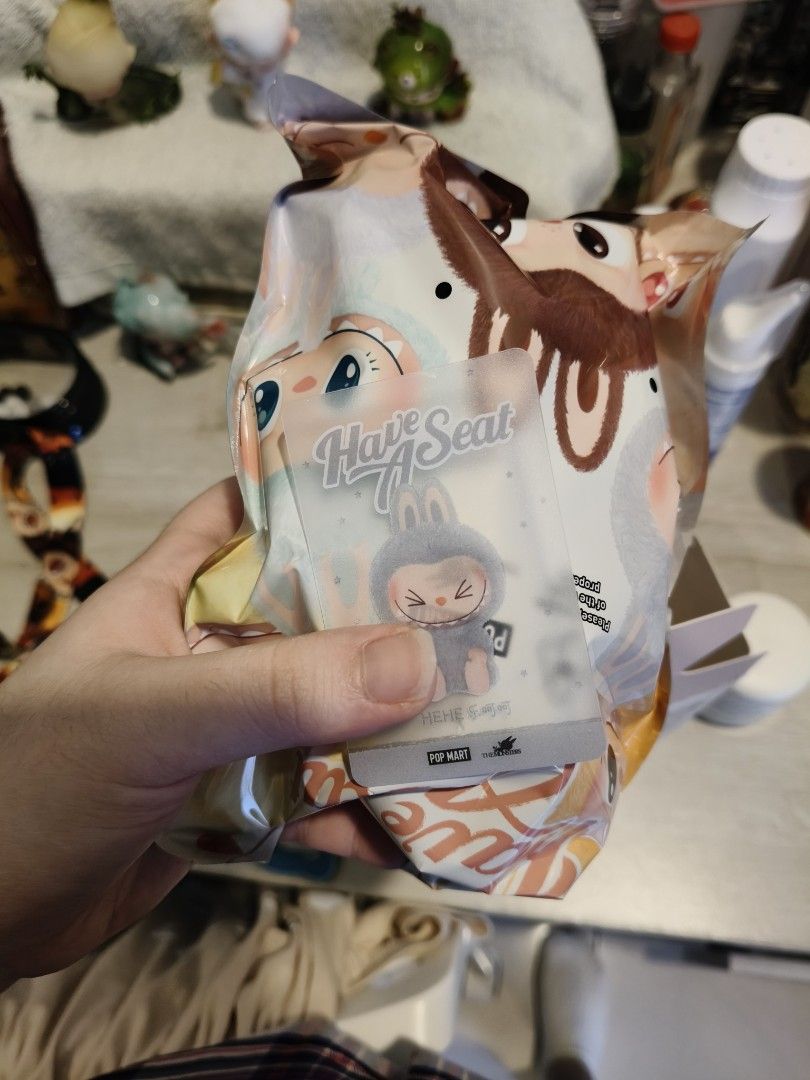 WTS/WTT - (Sealed)Labubu Original (Hehe) Grey Version 2 (Popmart ...