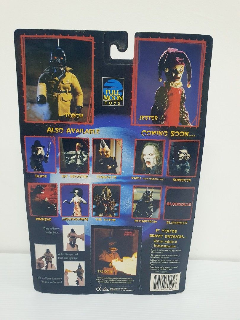 1998 PUPPET MASTER TORCH CAMOUFLAGE OVERCOAT JAPAN EXCLUSIVE FULL MOON ...