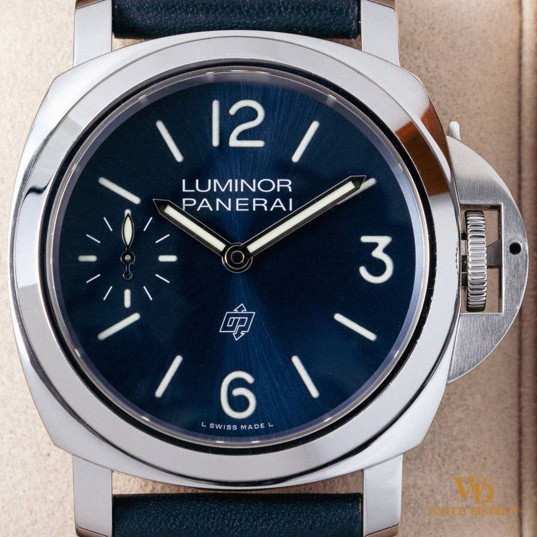 2023 Full Set 44mm Local Set Panerai Luminor Logo PAM01085 Blue Dial, Luxury, Watches on Carousell