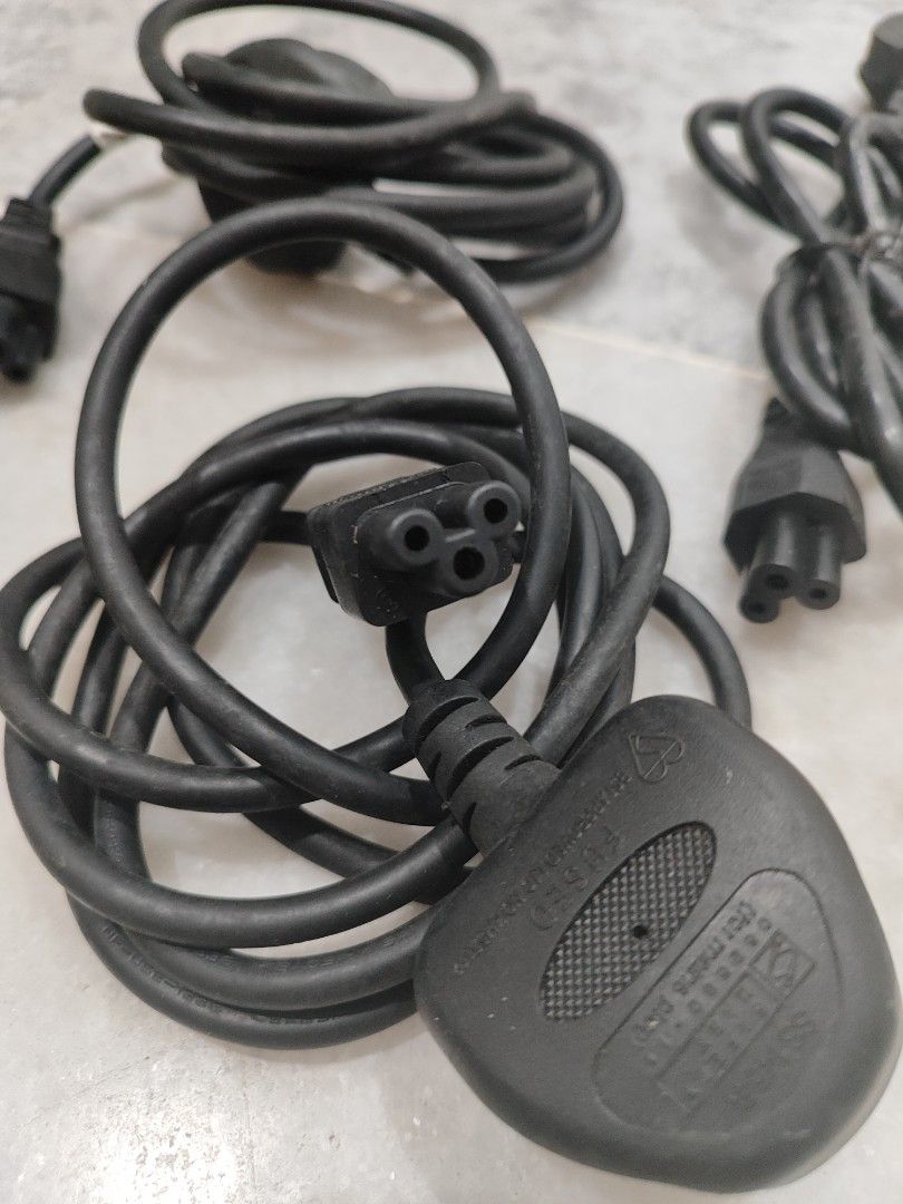 3 PIN Powercode Laptop Cables, Computers & Tech, Parts & Accessories ...