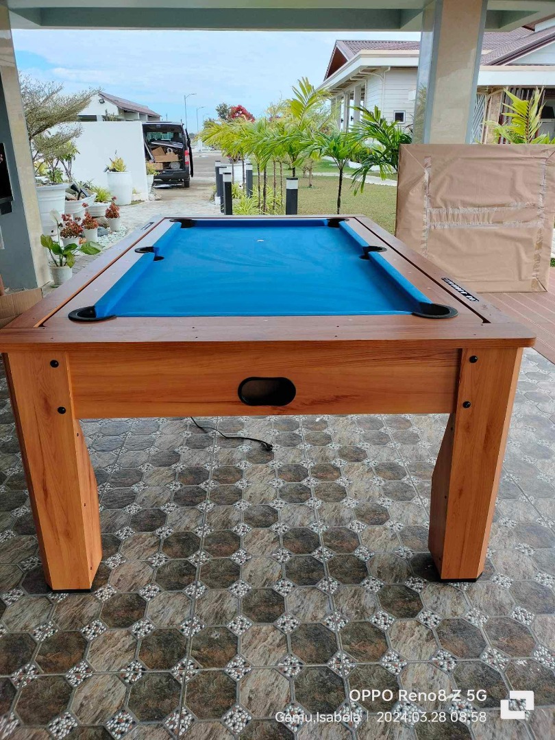 4x8ft 4in1 Multigame Table, Furniture & Home Living, Outdoor Furniture ...