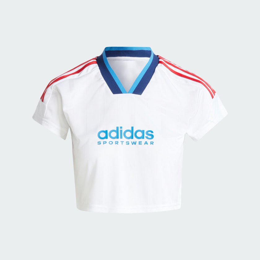 Adidas Crop Jersey / Crop Football Jersey, Women's Fashion, Tops ...