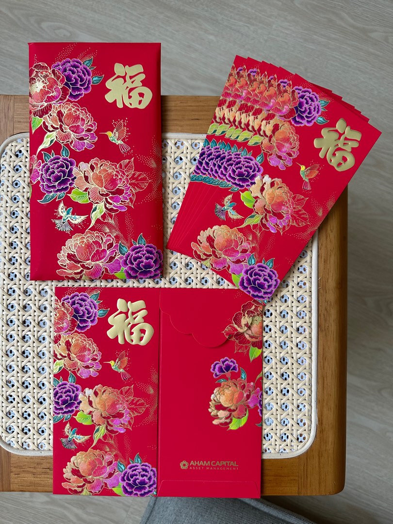 AHAM Capital premium angpow red packet 2025, Hobbies & Toys, Stationery ...