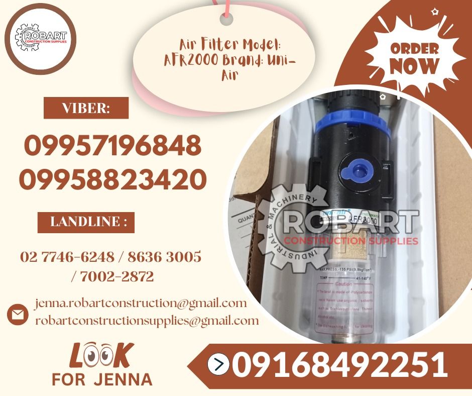 Air Filter Model: AFR2000 Brand: Uni-Air, Everything Else, Looking For ...