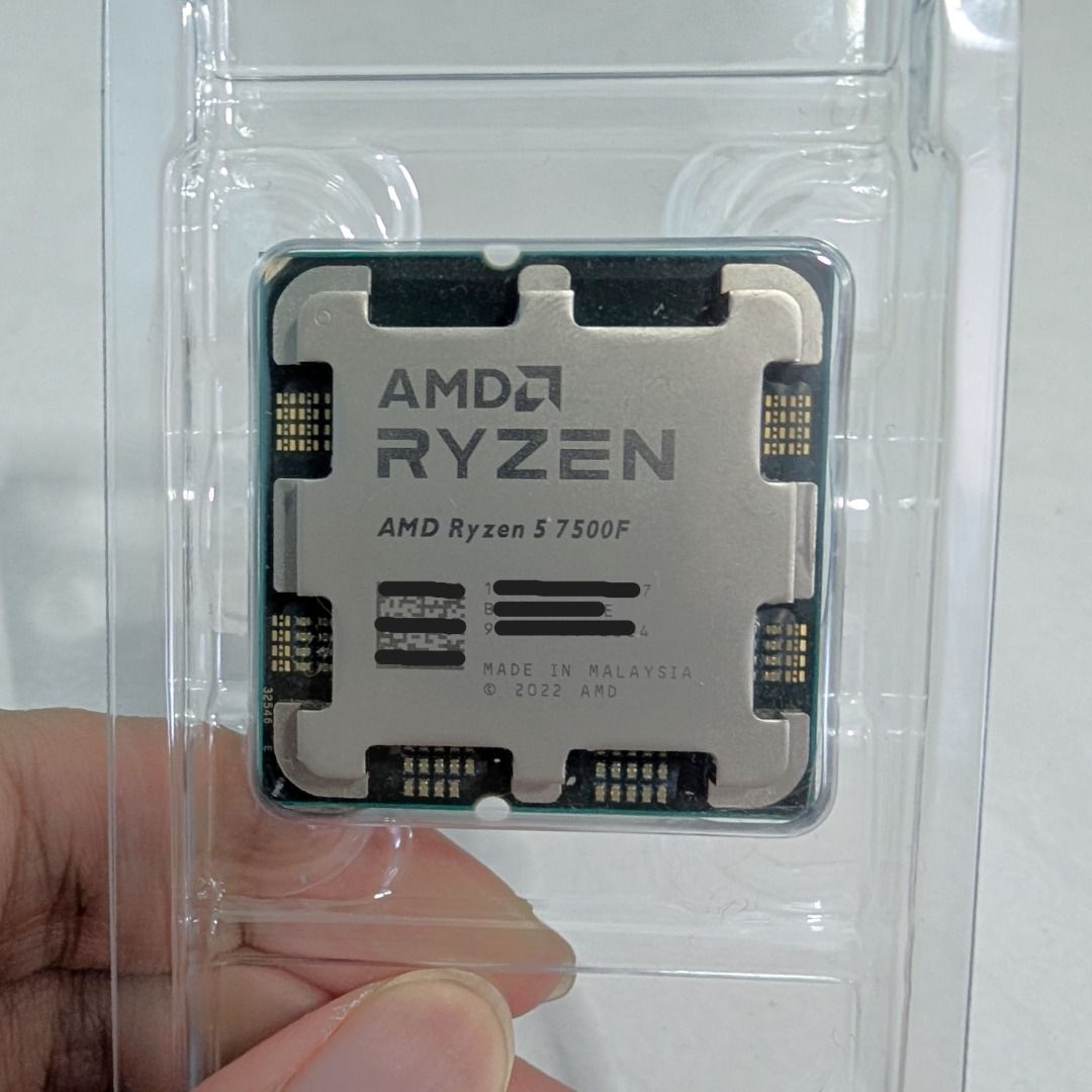 AMD Ryzen 5 7500F CPU (Tray) 6 Cores 12 Threads AM5 Socket, Computers ...