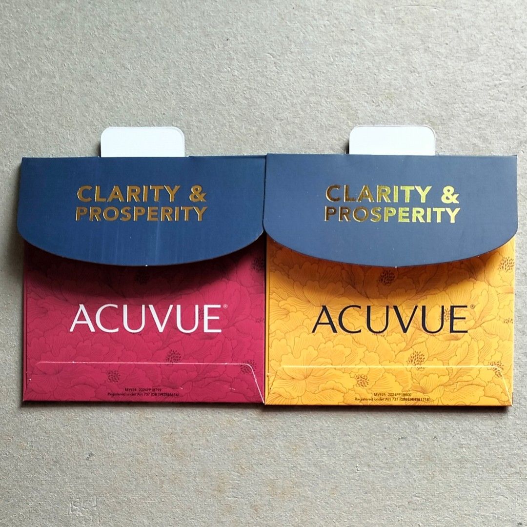 Ang Pow Packets - 2025 ACUVUE set of 2 design (Small Size), Hobbies ...