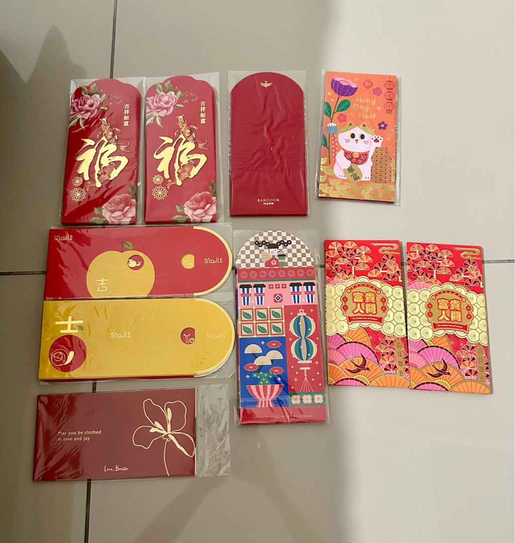 Angpow / angpau / red packet - assorted brand, Hobbies & Toys ...