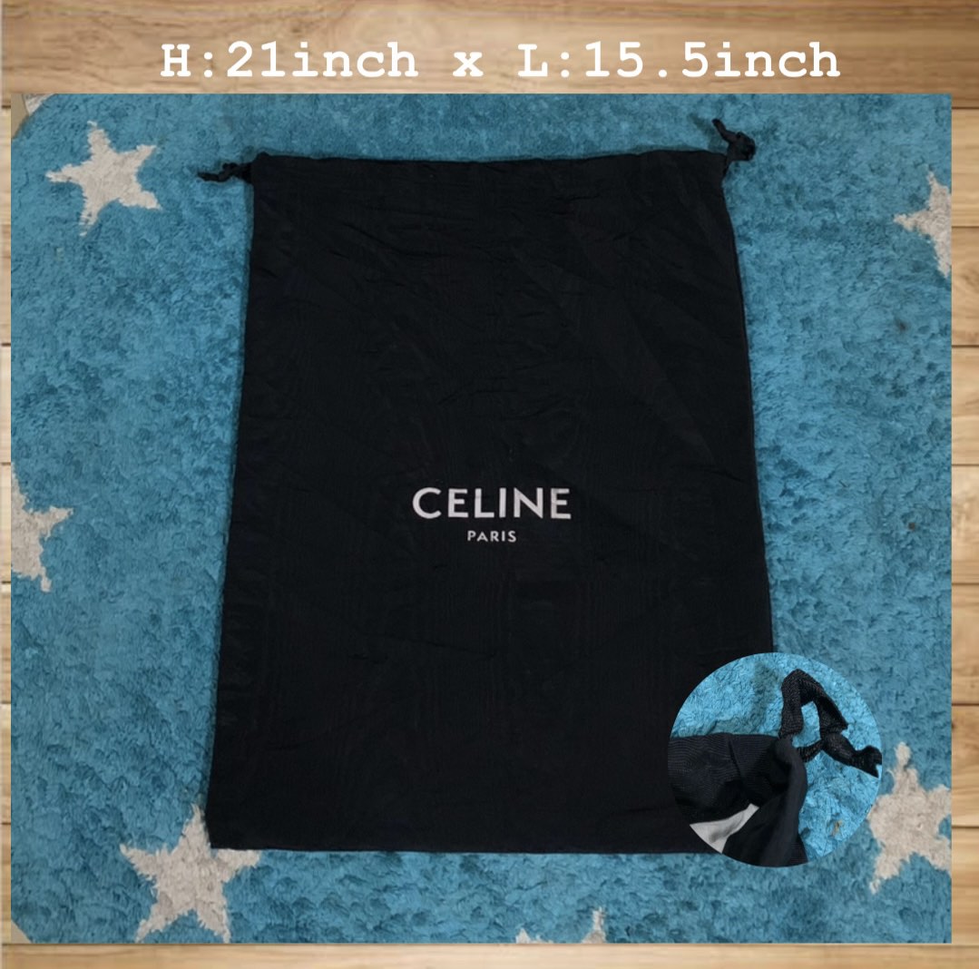 Authentic Celine Dust bag H: 21inch x L: 15.5inch, Luxury, Bags ...