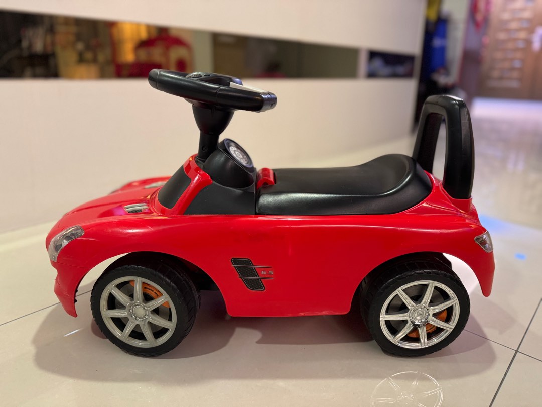 Baby Mercedes Red Push Car, Babies & Kids, Infant Playtime on Carousell