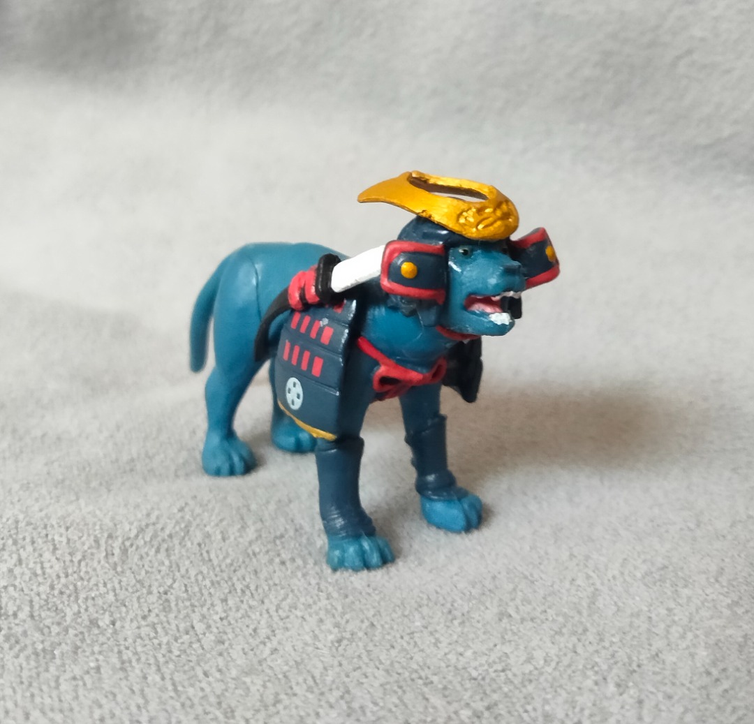 Bandai Hyakujuu Taisen Great Animal Kaiser Samurai Animal Mini Figure ...