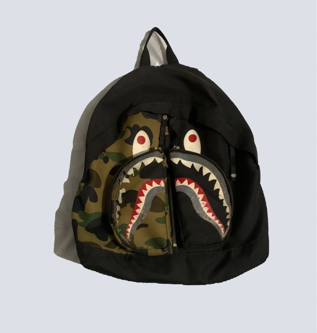 bapeshark backpack, Men's Fashion, Bags, Backpacks on Carousell