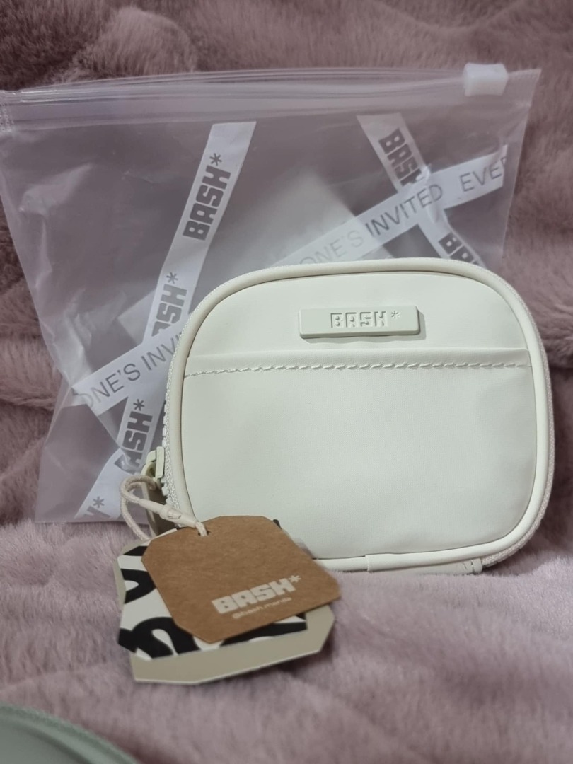 WHITE_BASH Card and Coin Wallet Limited Edition, Women's Fashion, Bags ...