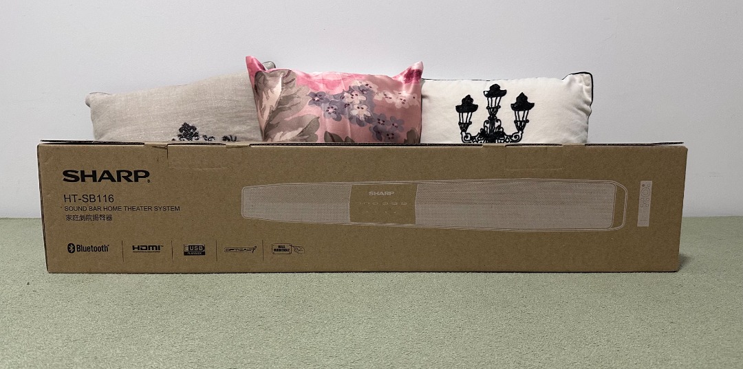 BNIB SHARP HT-SB116 BLACK SOUND BAR, Audio, Soundbars, Speakers ...