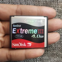 CF Card 4GB Sandisk Extreme III Compact Flash Memory Card Industrial, Elektronik, Lainnya di ...
