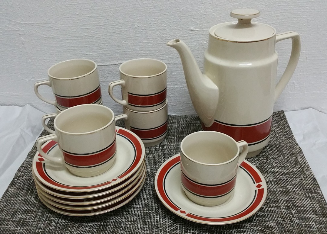 Classic Tea Set (Set Teh/Kopi), Furniture & Home Living, Kitchenware & Tableware, Coffee & Tea ...