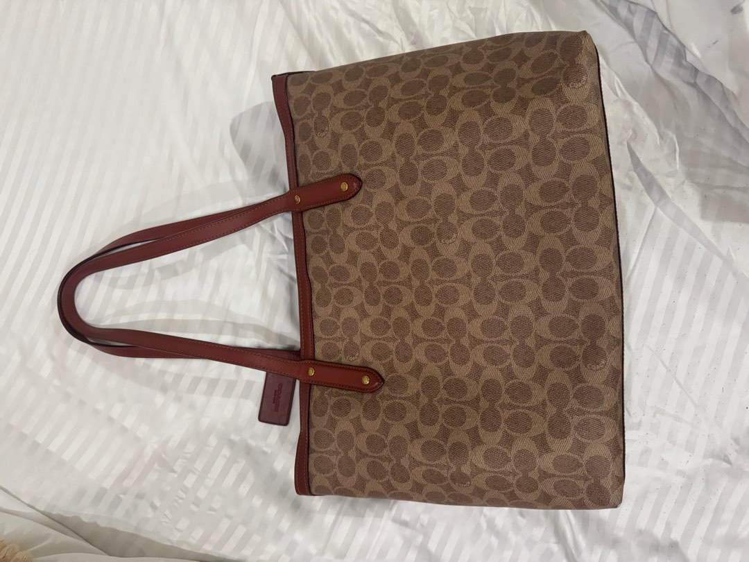 COACH Central Tote with Zip | Signature Canvas & Leather, Luxury, Bags ...