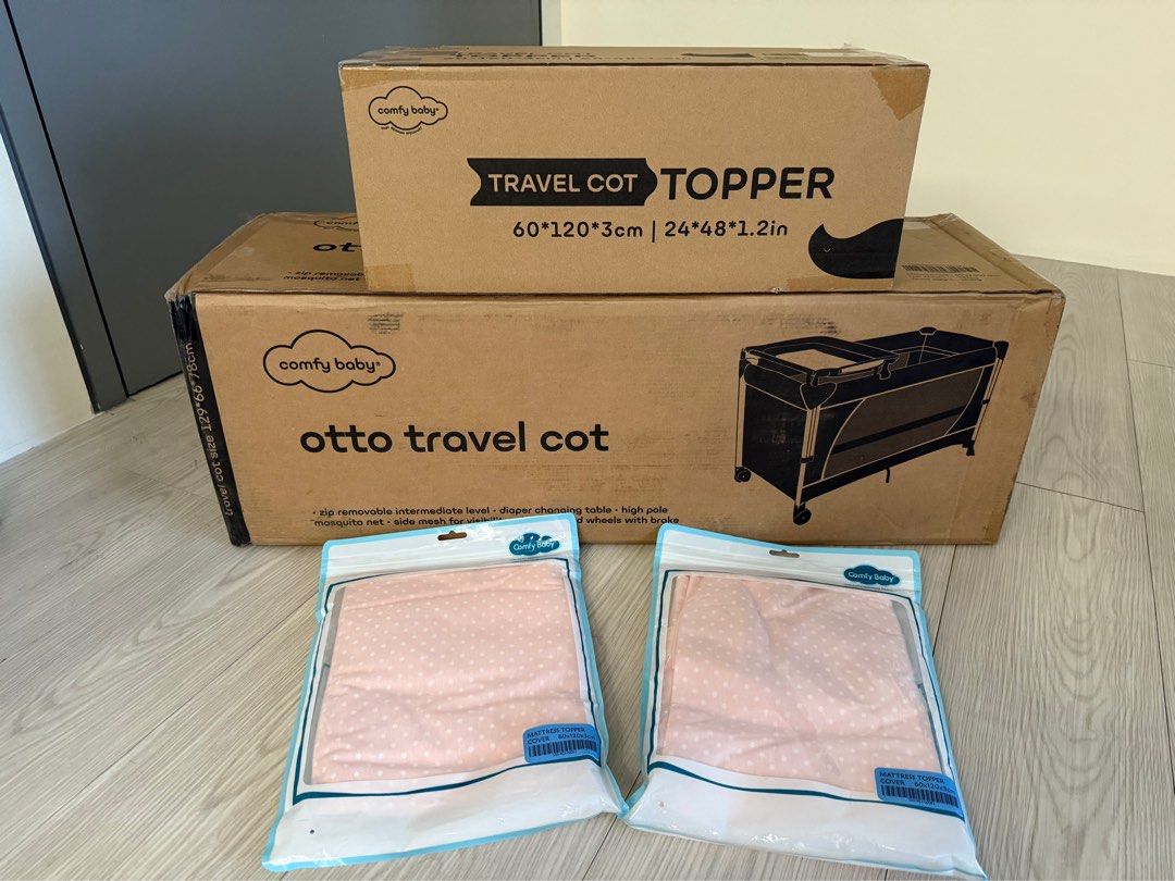 Comfy Baby Otto Travel Cot, Babies & Kids, Baby Nursery & Kids ...