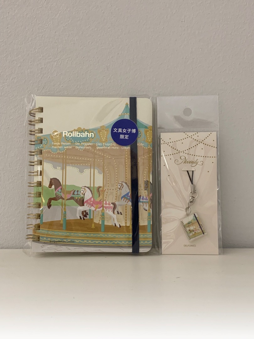 Delfonics Rollbahn Merrily Notebook with Keyring (W105mm x H139mm ...