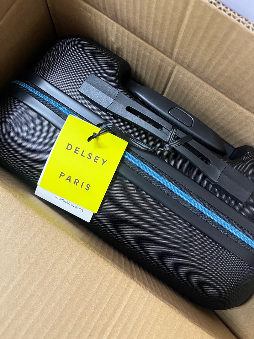 Delsey Iroise Black, Hobbies & Toys, Travel, Luggage on Carousell