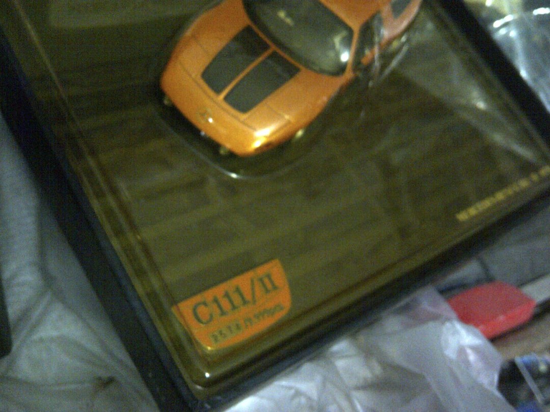 Diecast 1:43 minichamps not autoart Mercedes Benz c111 box nos rare certificate, Bayi & Anak ...