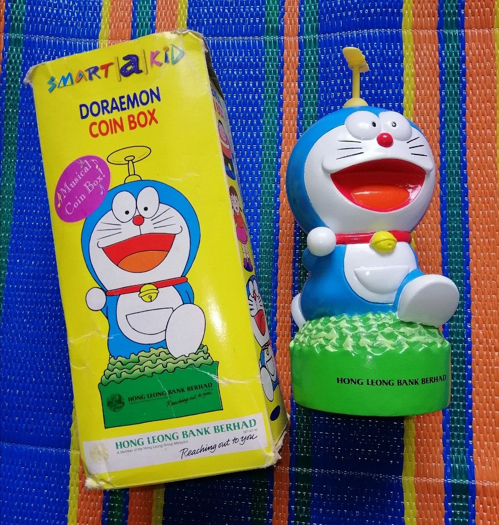 DORAEMON MUSICAL COIN BOX / TABUNG SYILING DORAEMON x HONG LEONG BANK BERHAD ©FUJIKO-PRO 1970 ...
