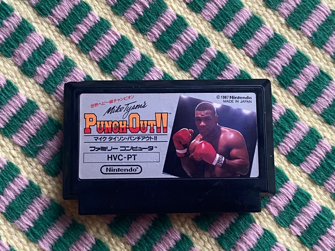 Famicom Tape Punch Out Mike Tyson, Hobbies & Toys, Toys & Games on ...