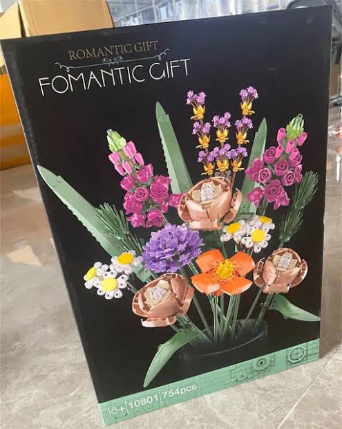 [FREE SF] Flowers Bouquet Building Kit- Valentine's Set (like-Lego ...