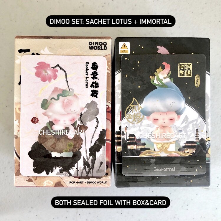 [SET] POP MART Dimoo Sachet Lotus + Immortal, Hobbies & Toys, Toys ...