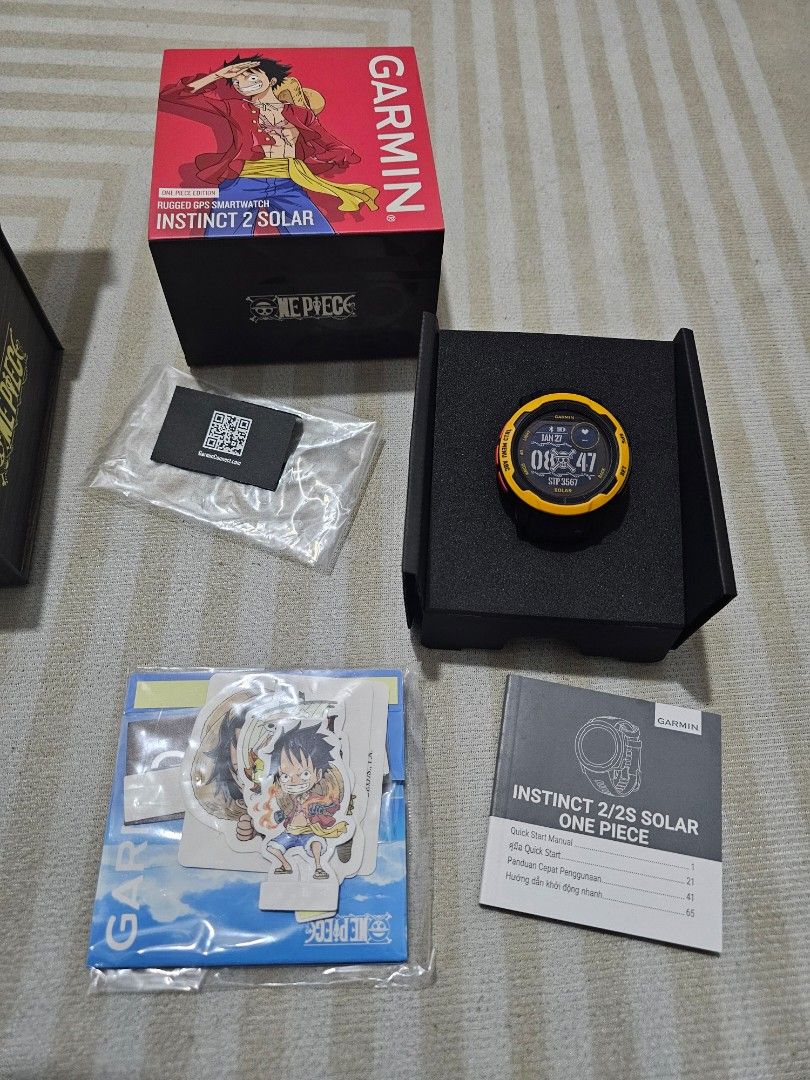Garmin Instinct 2 Solar x One Piece Luffy Version, Men's Fashion ...
