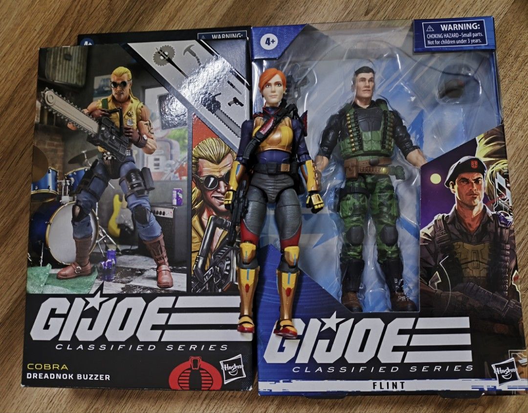 GI Joe Classified Buzzer Flint and Scarlett Set, Hobbies & Toys, Toys ...